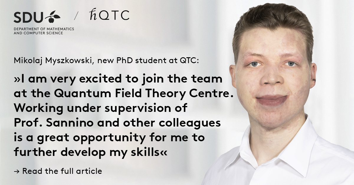 Introducing Mikolaj Myszkowski: New PhD Student Exploring Black Holes and Quantum Phenomena