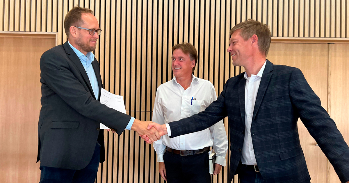 Nøglerne til Nyt SUND er officielt overdraget til SDU - SDU