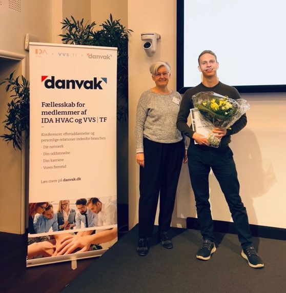 Viktor Bue Ljungdahl is the winner of the P. Ole Fangers research prize ...