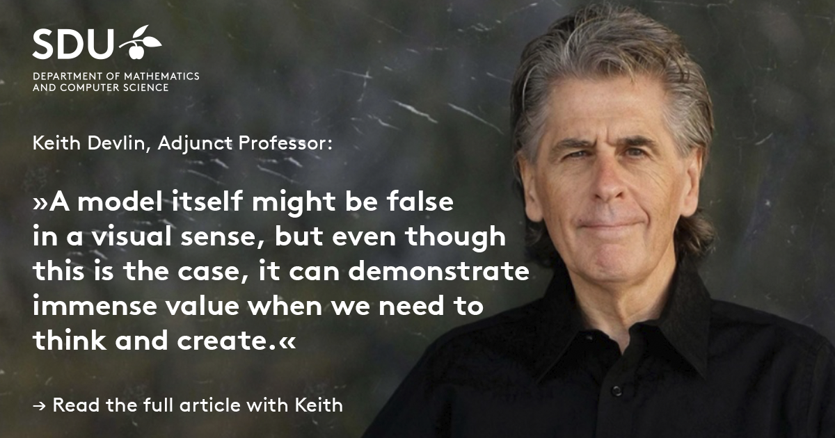 Explore the depths of maths with Keith Devlin’s models and their magic - SDU